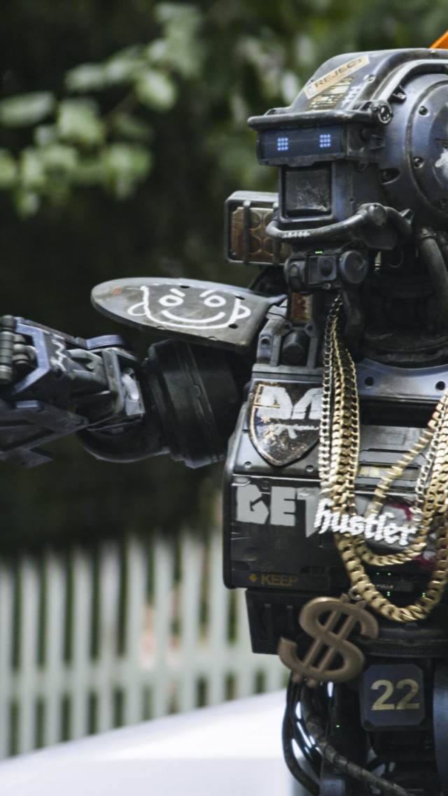 Chappie, Best Movies Of 2015, Robot, Gun - Chappie Robot - 640x1138 ...