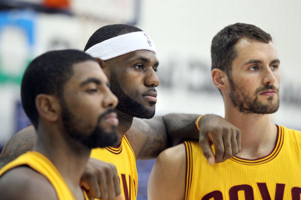 Cleveland Cavaliers Big Three - Kevin Love Cavs 2014 - 1019x677 ...