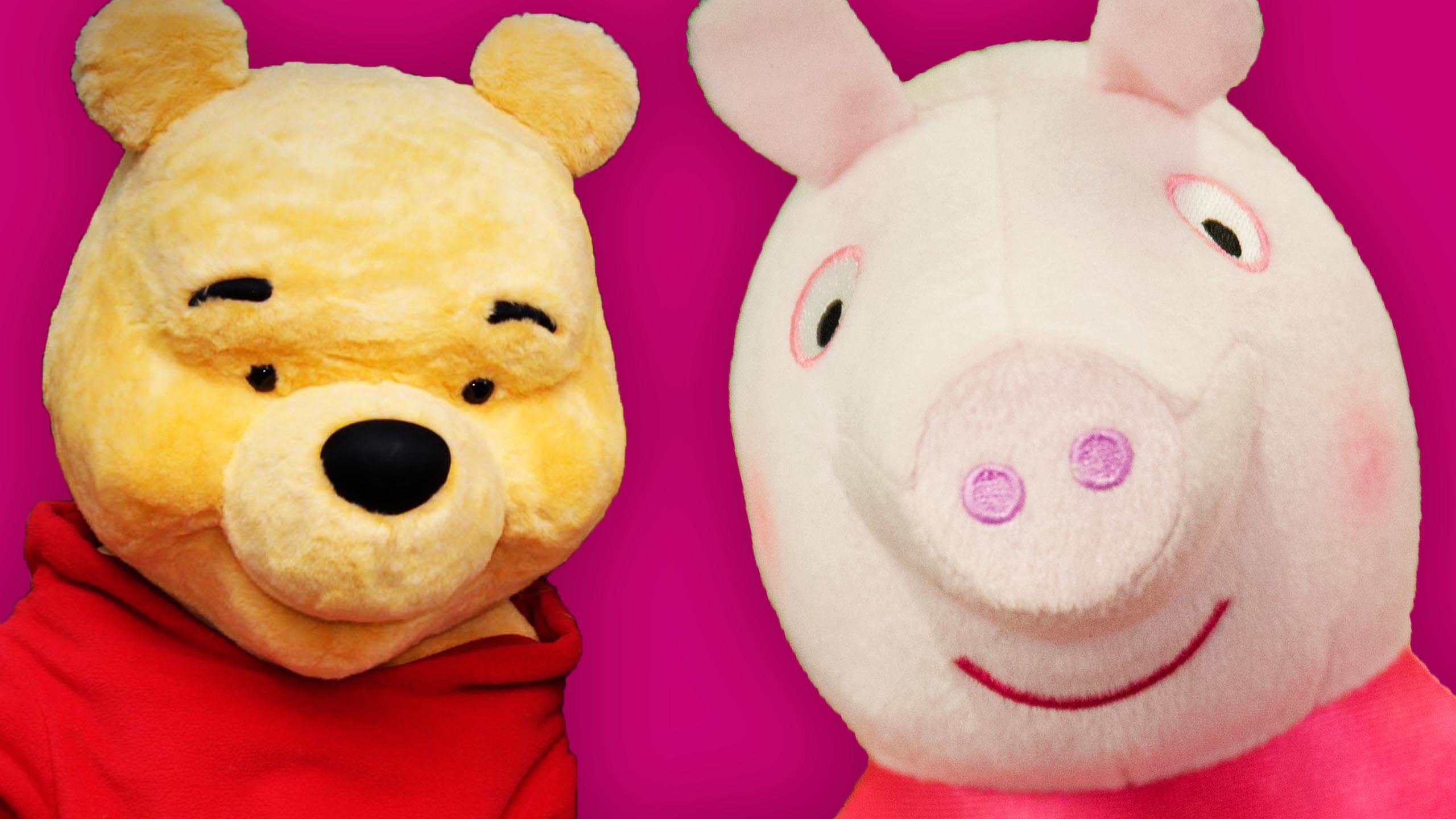 Winnie The Pooh Peppa Pig - 2560x1440 Wallpaper - teahub.io