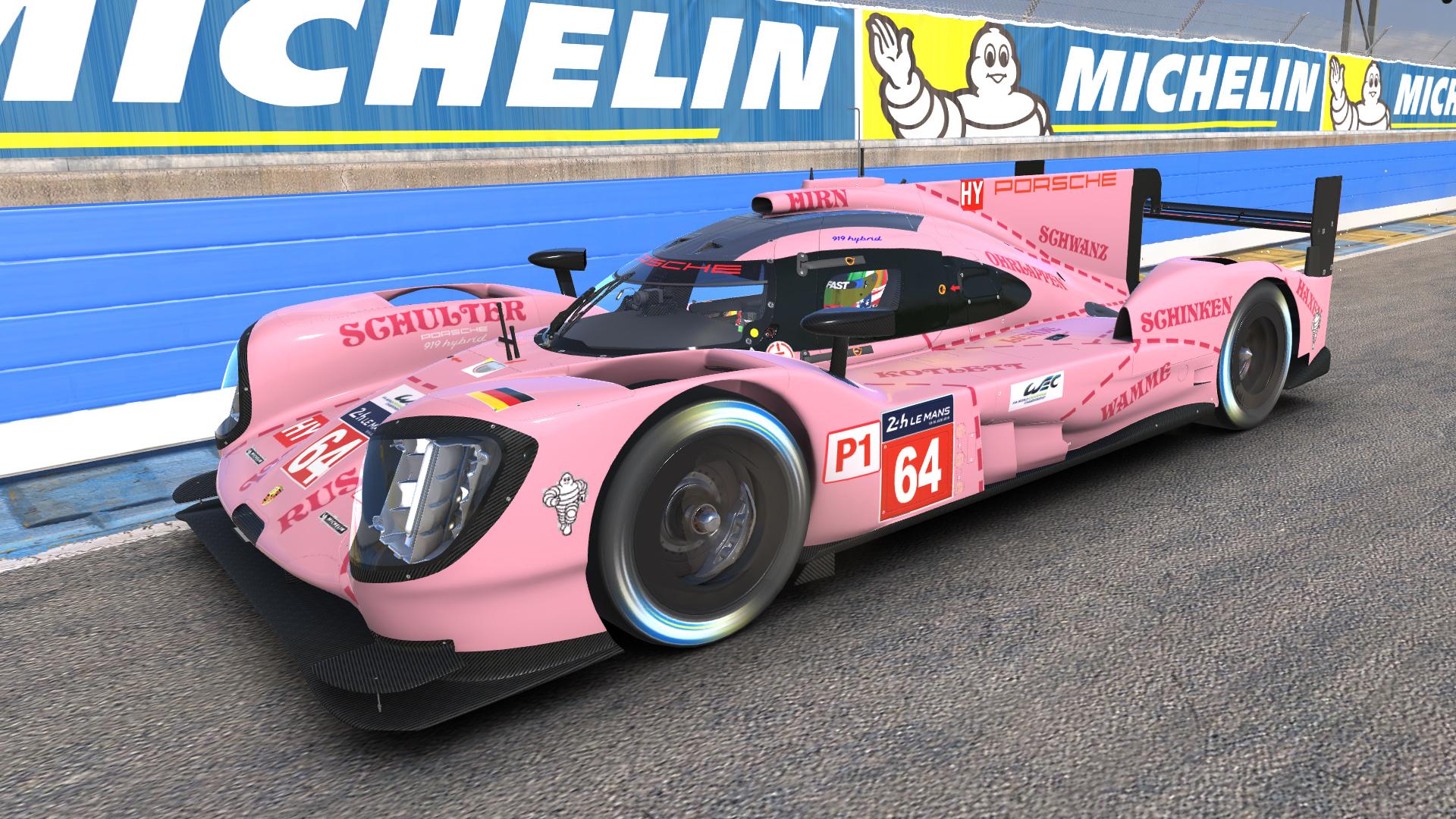 Preview Of Pink Pig Porsche 919 Hybrid By Bill Krause - Porsche 919 ...