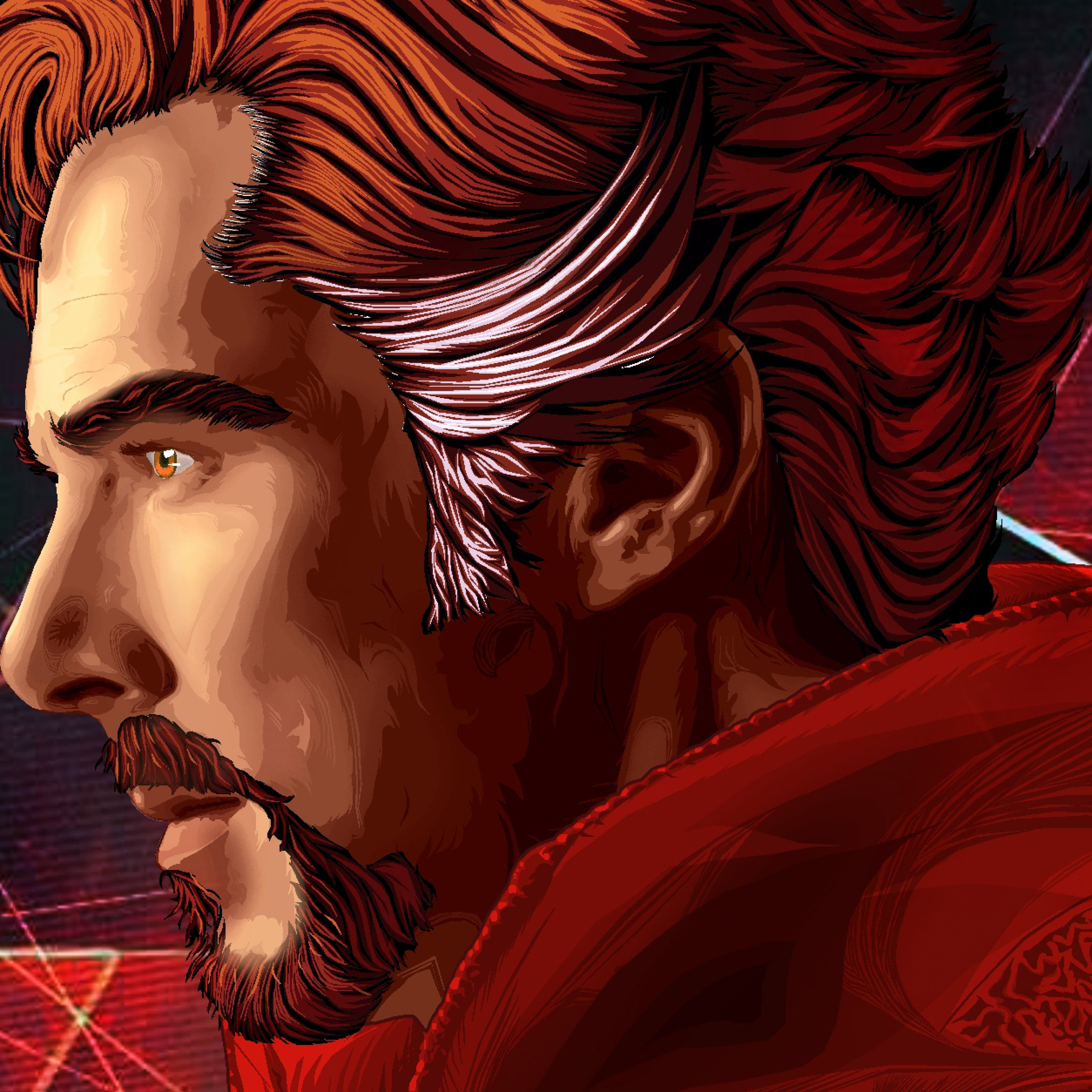 Dr Strange Vector Art - 2932x2932 Wallpaper - teahub.io