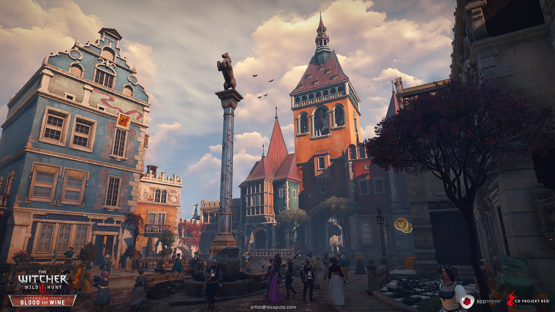 Witcher 3 City Art - 1920x1080 Wallpaper - teahub.io