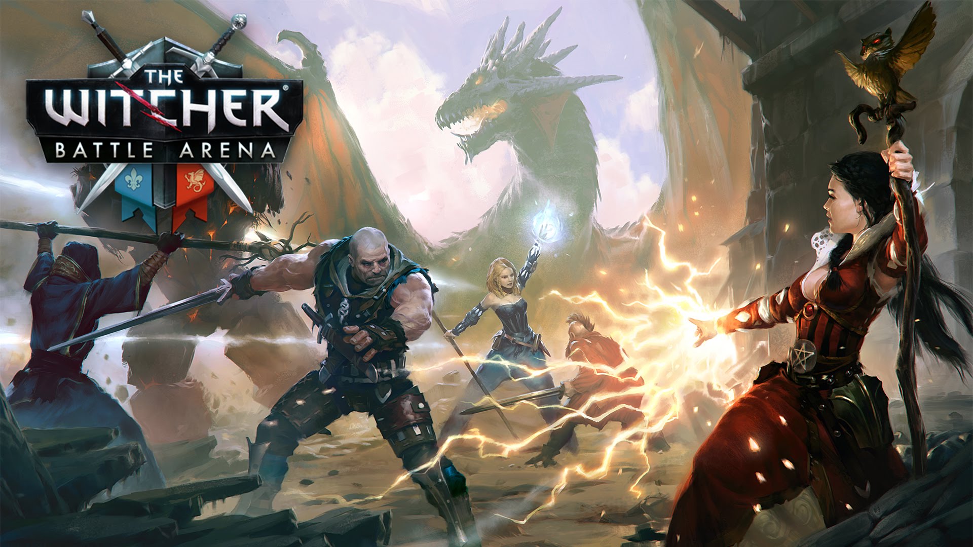 Witcher Battle Art - 1920x1080 Wallpaper - teahub.io