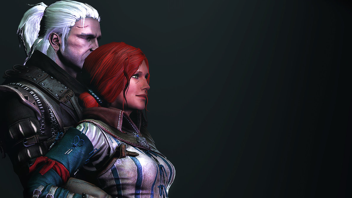 Witcher 2 Geralt And Triss Merigold - 1191x670 Wallpaper - teahub.io