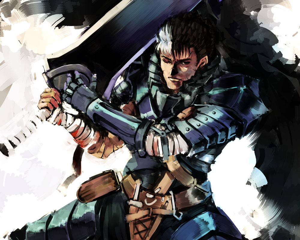 Berserk Guts With Long Hair - 1000x800 Wallpaper - teahub.io