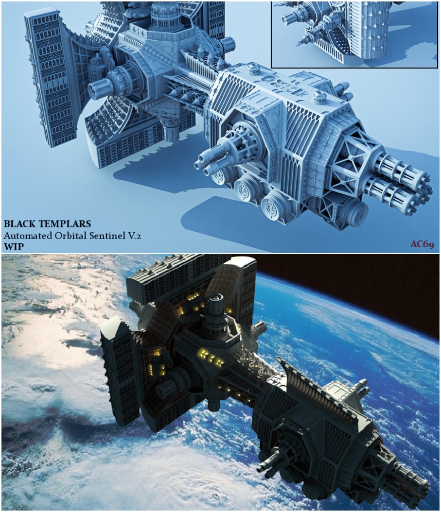Warhammer 40k Orbital Sentinel - 907x1054 Wallpaper - teahub.io