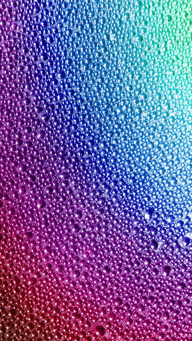 Colorful Raindrops - 640x1136 Wallpaper - teahub.io