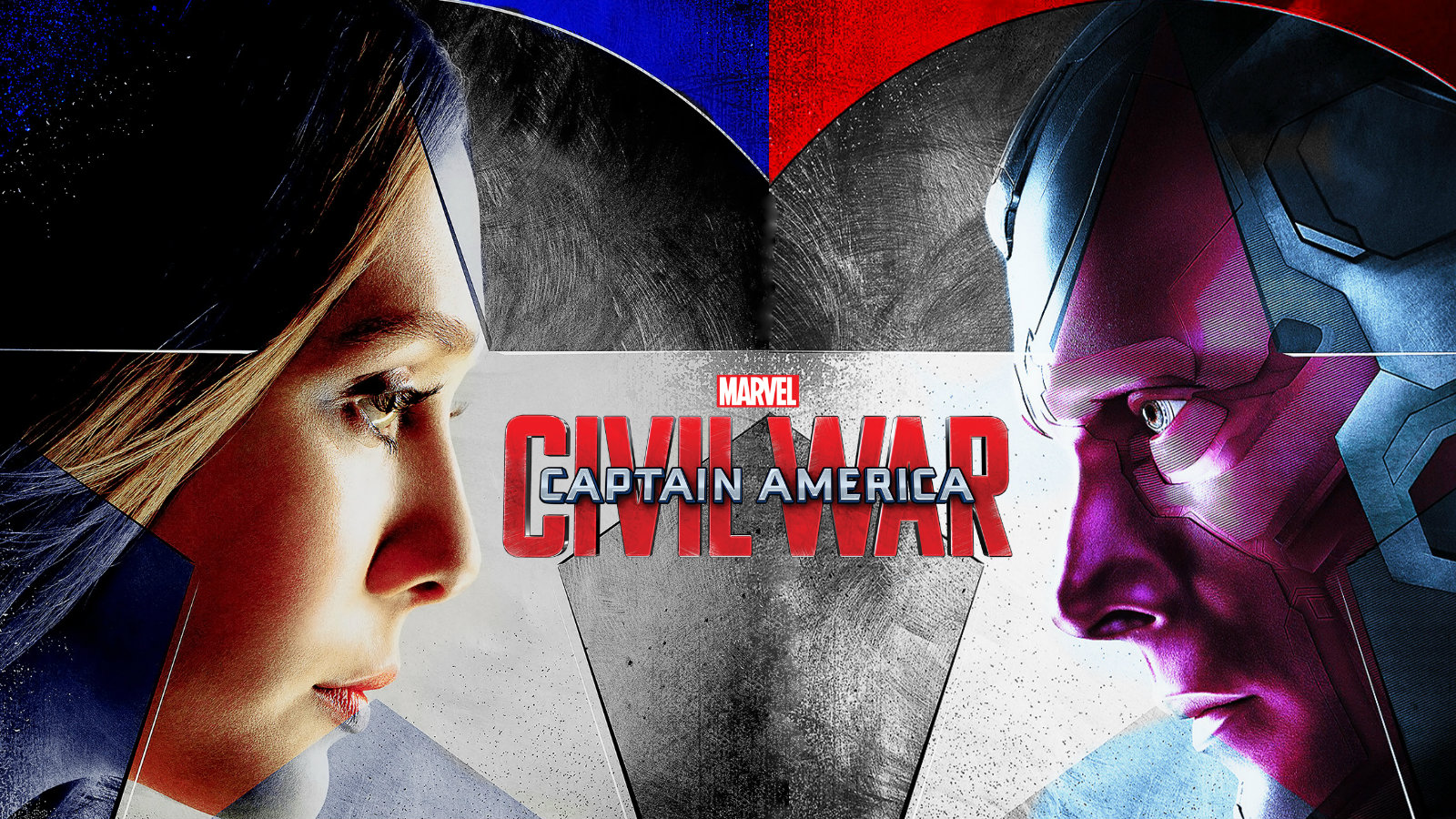 Civil War - Captain America Civil War Vision Poster - 1600x900 ...