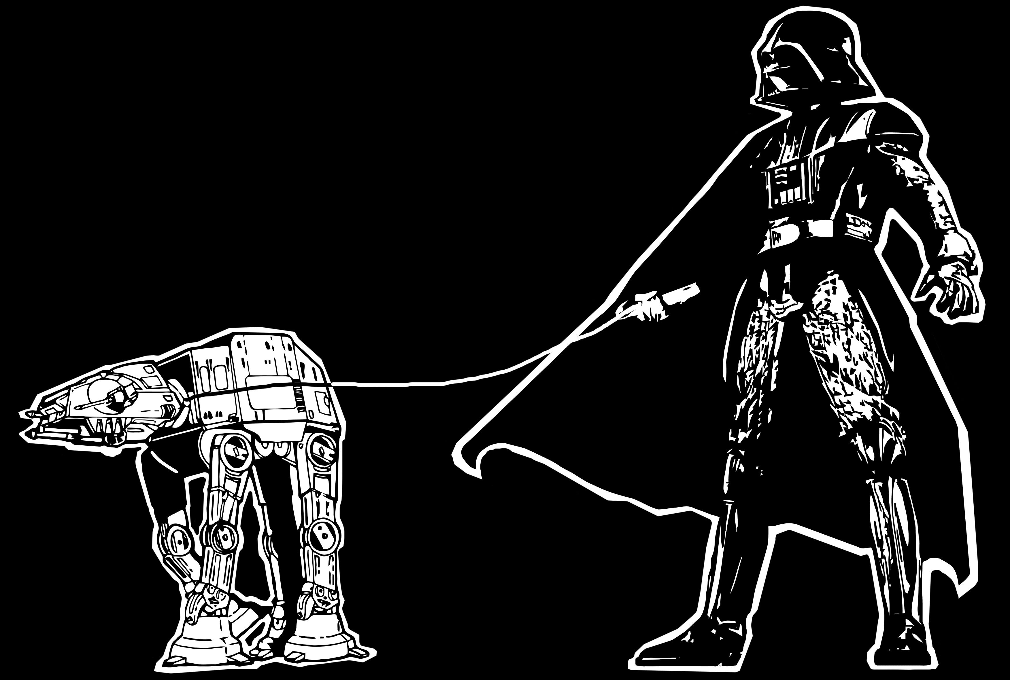 Darth Vader Walking Atat - 3505x2362 Wallpaper - teahub.io