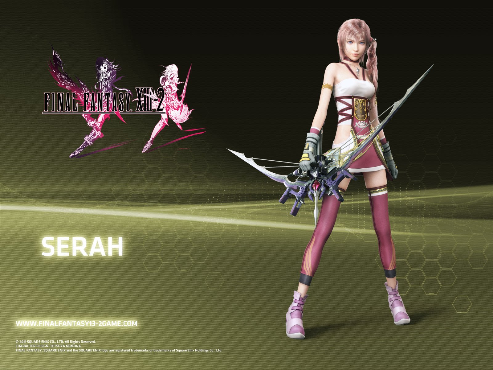 Serah Farron Final Fantasy 13 2 - 1600x1200 Wallpaper - teahub.io