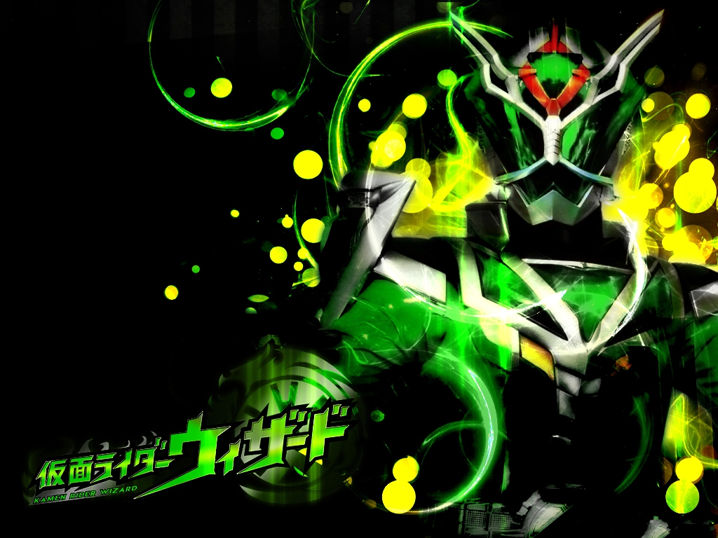 Green Kamen Rider Wizard - 1024x768 Wallpaper - teahub.io