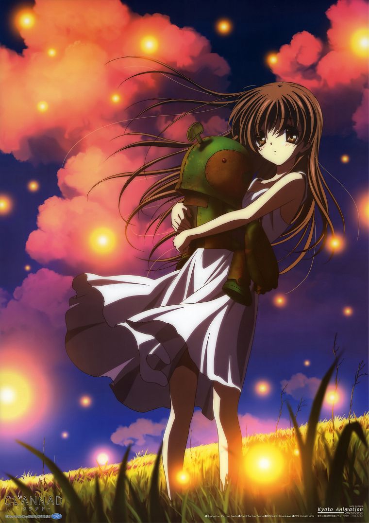 Clannad Girl And Robot - 760x1076 Wallpaper - teahub.io