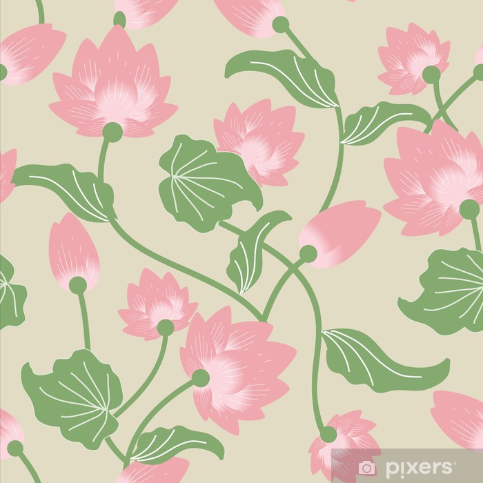 Lotus Pattern - 700x700 Wallpaper - teahub.io