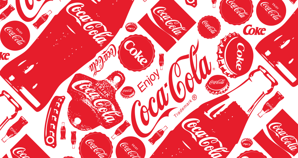 Coca Cola Pattern Background - 980x519 Wallpaper - teahub.io