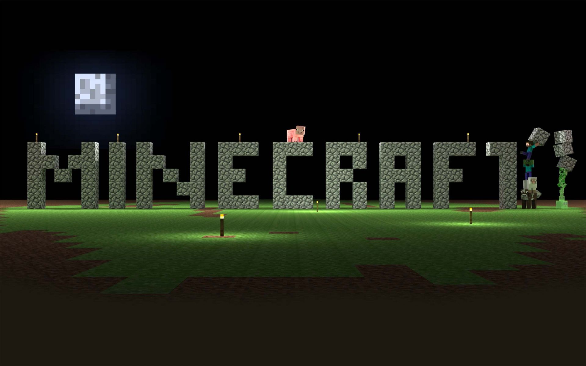 Minecraft- Startup Wallpaper - Darkness - 1920x1200 Wallpaper - teahub.io