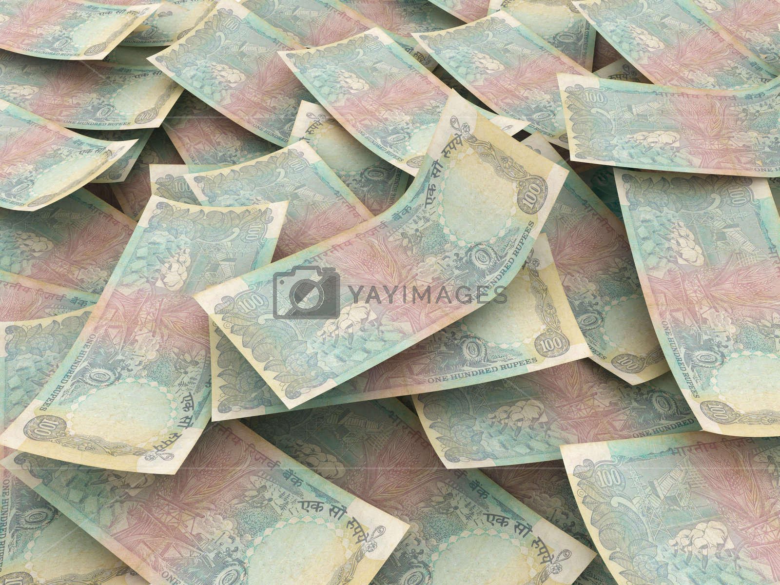 Indian Rupees, Money Pile Indian Bills By Dacasdo - Stock Photography ...