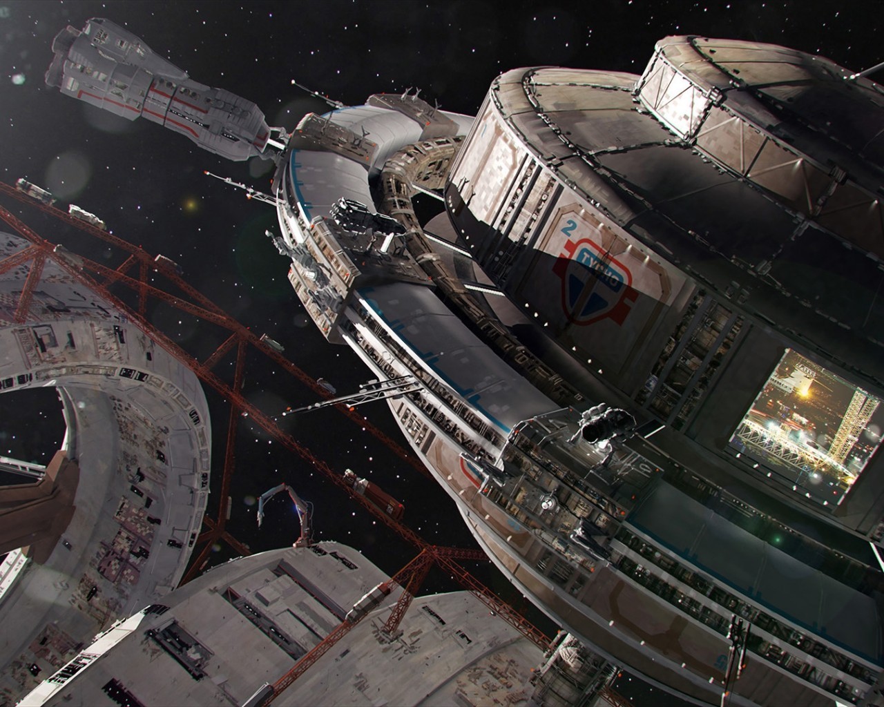 Star Wars, Galaxy, Space Station, Artwork - Thoth Station The Expanse ...