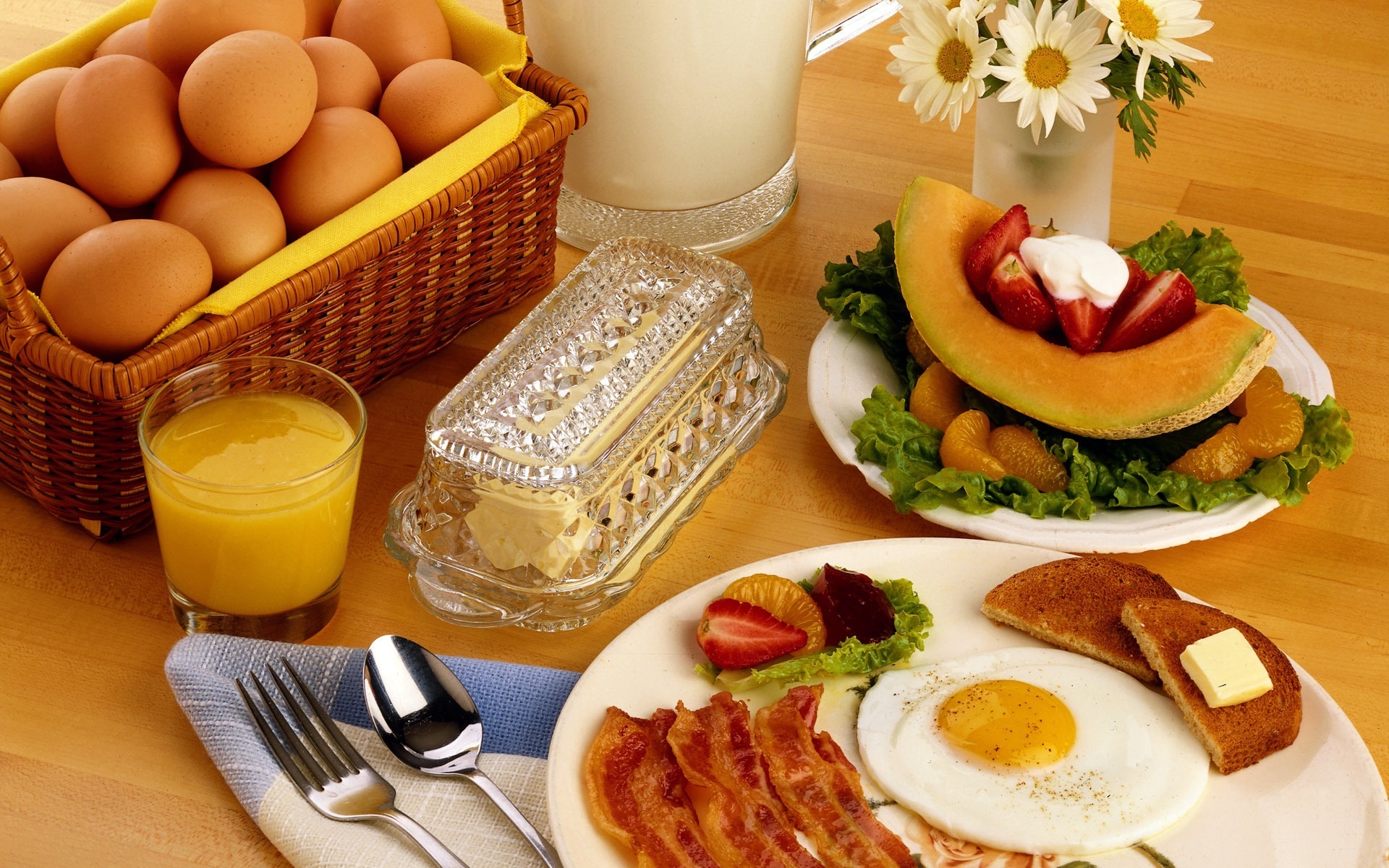 Breakfast Wallpaper Hd - 1920x1200 Wallpaper - teahub.io