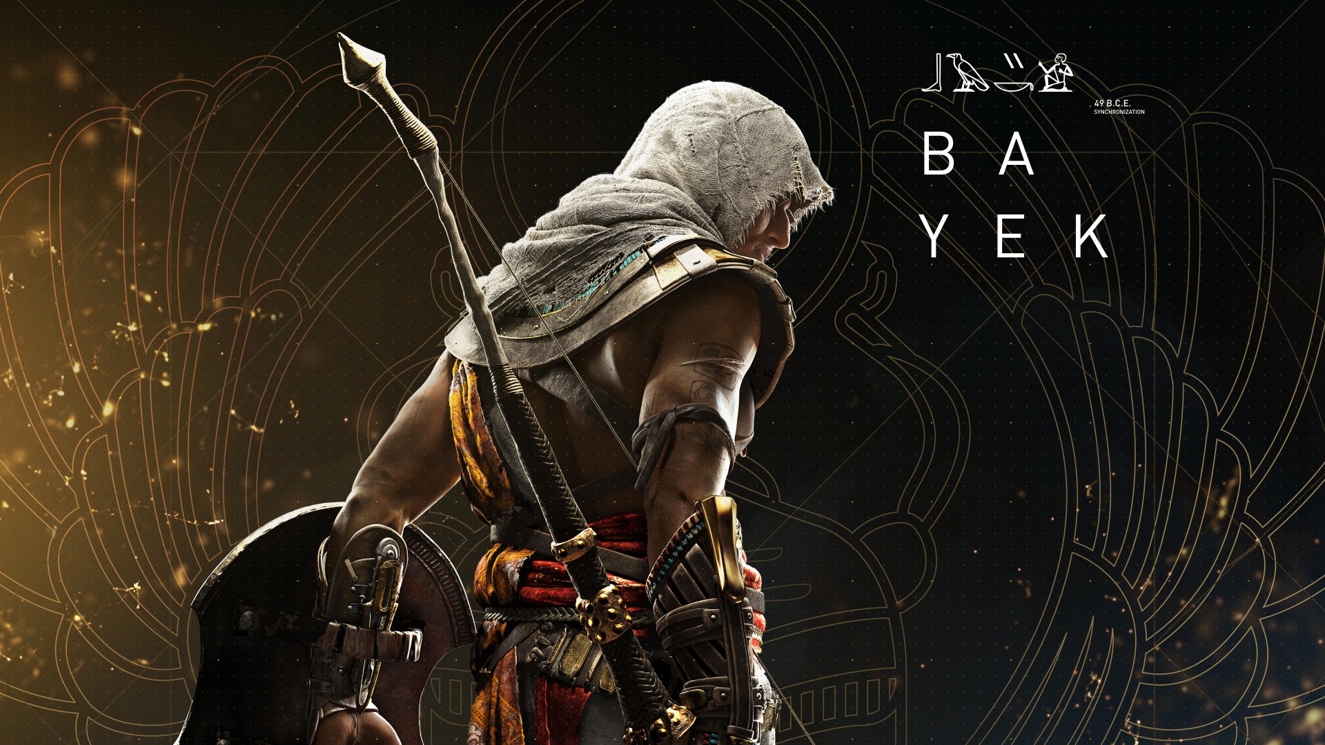 Assassins Creed Origins Bayek 1920x1080 Wallpaper