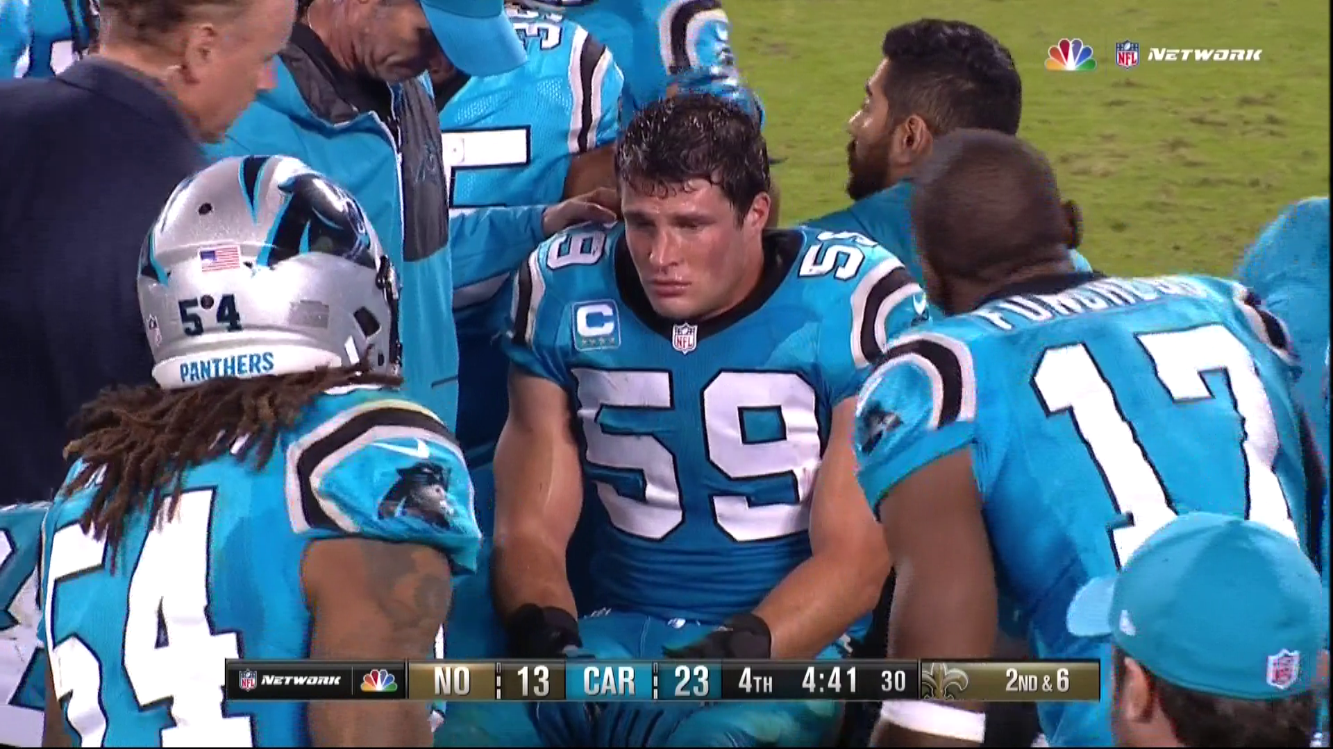 Luke Kuechly Crying - 1920x1080 Wallpaper - teahub.io
