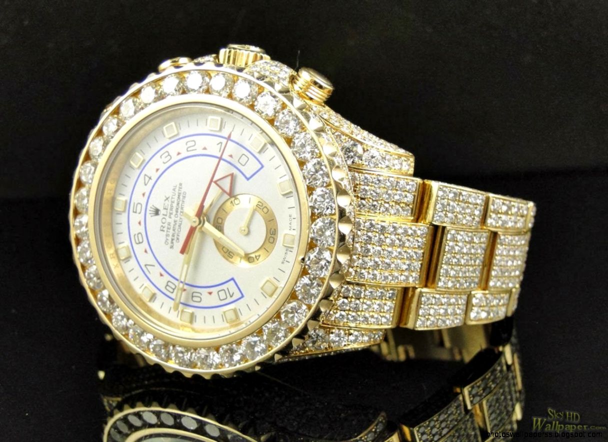 Diamond Gold Watch Wallpaper Sky Hd Wallpaper - 1216x883 Wallpaper ...