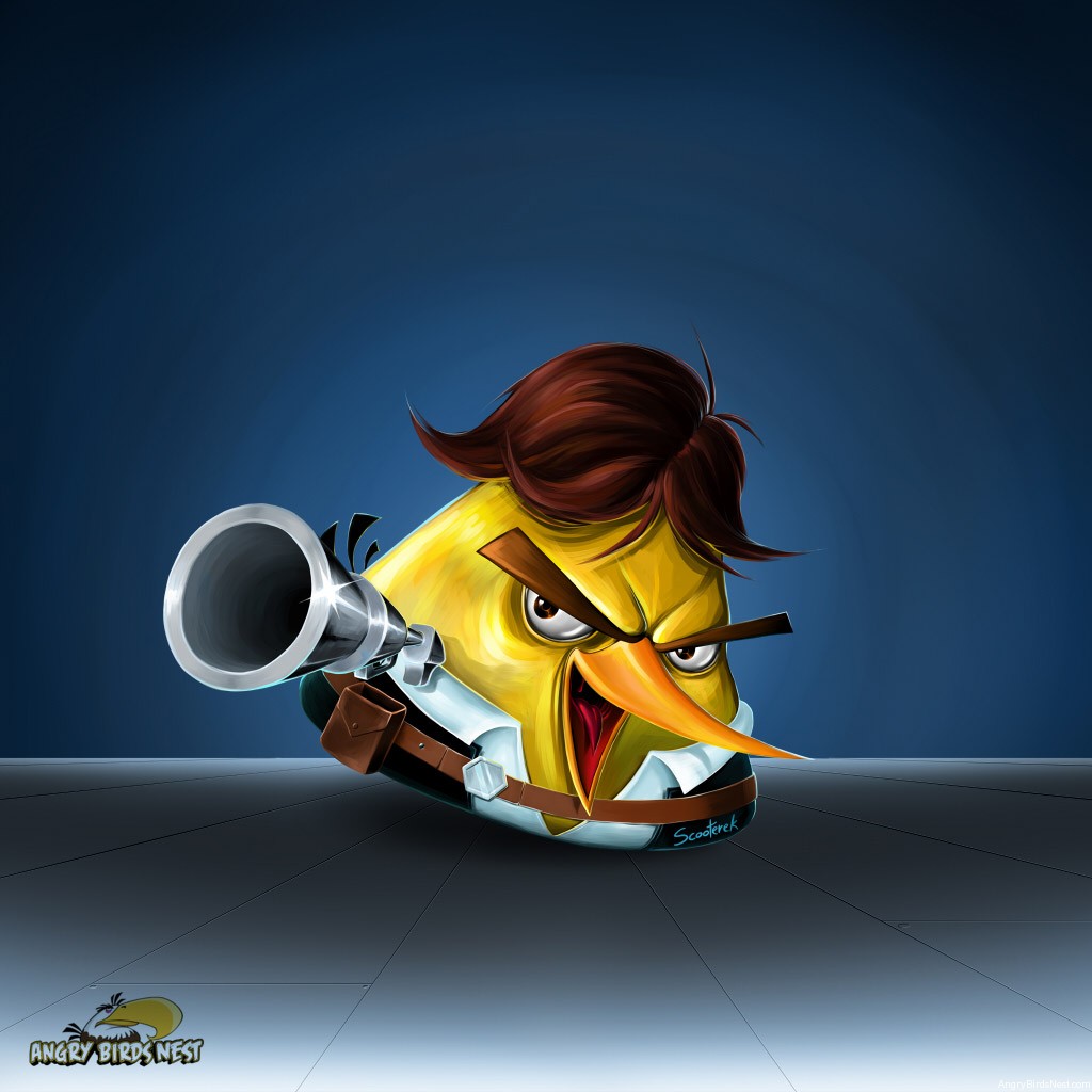 Angry Birds Stars Wars Chunk Han Solo - 1024x1024 Wallpaper - teahub.io
