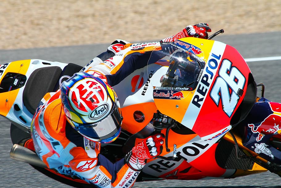Pedrosa, Motogp, Circuit, Pilot, Winner, Sherry, Helmet, - Grand Prix ...