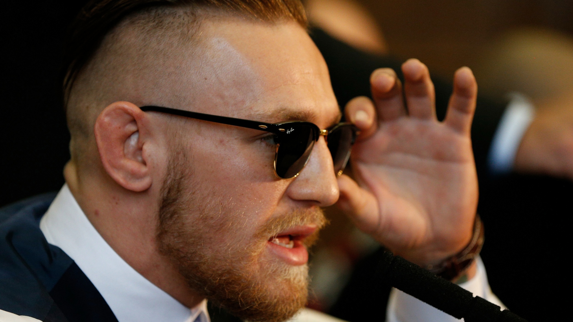 Wallpaper Conor Mcgregor Beard Glasses Side View - Conor Mcgregor Slick ...