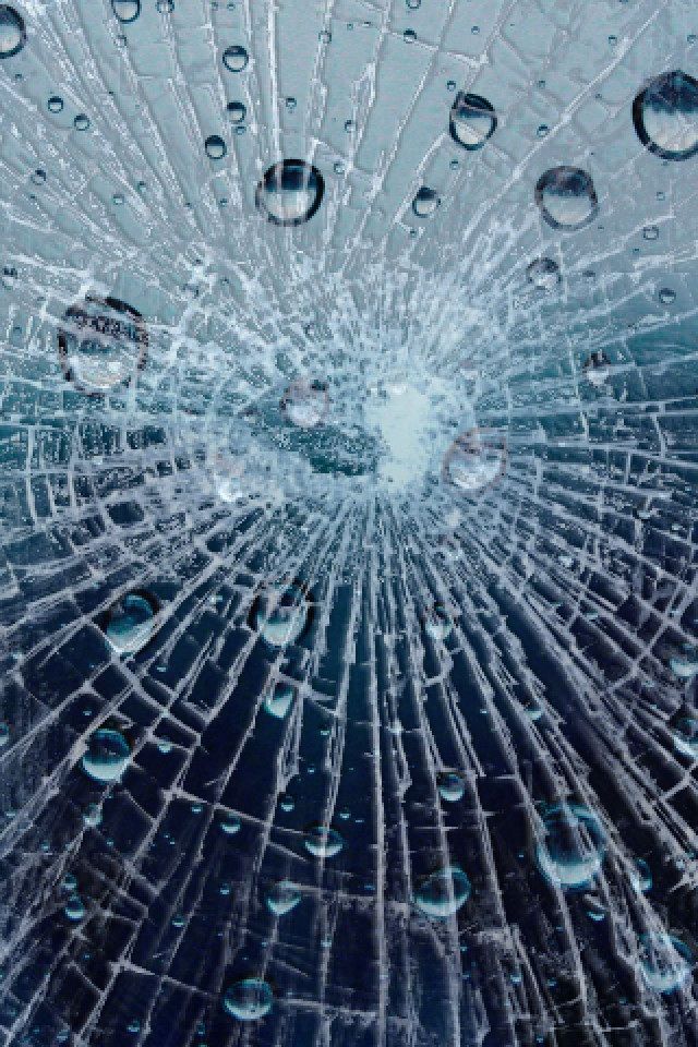 Cracked Home Screen Hd - 640x960 Wallpaper - teahub.io