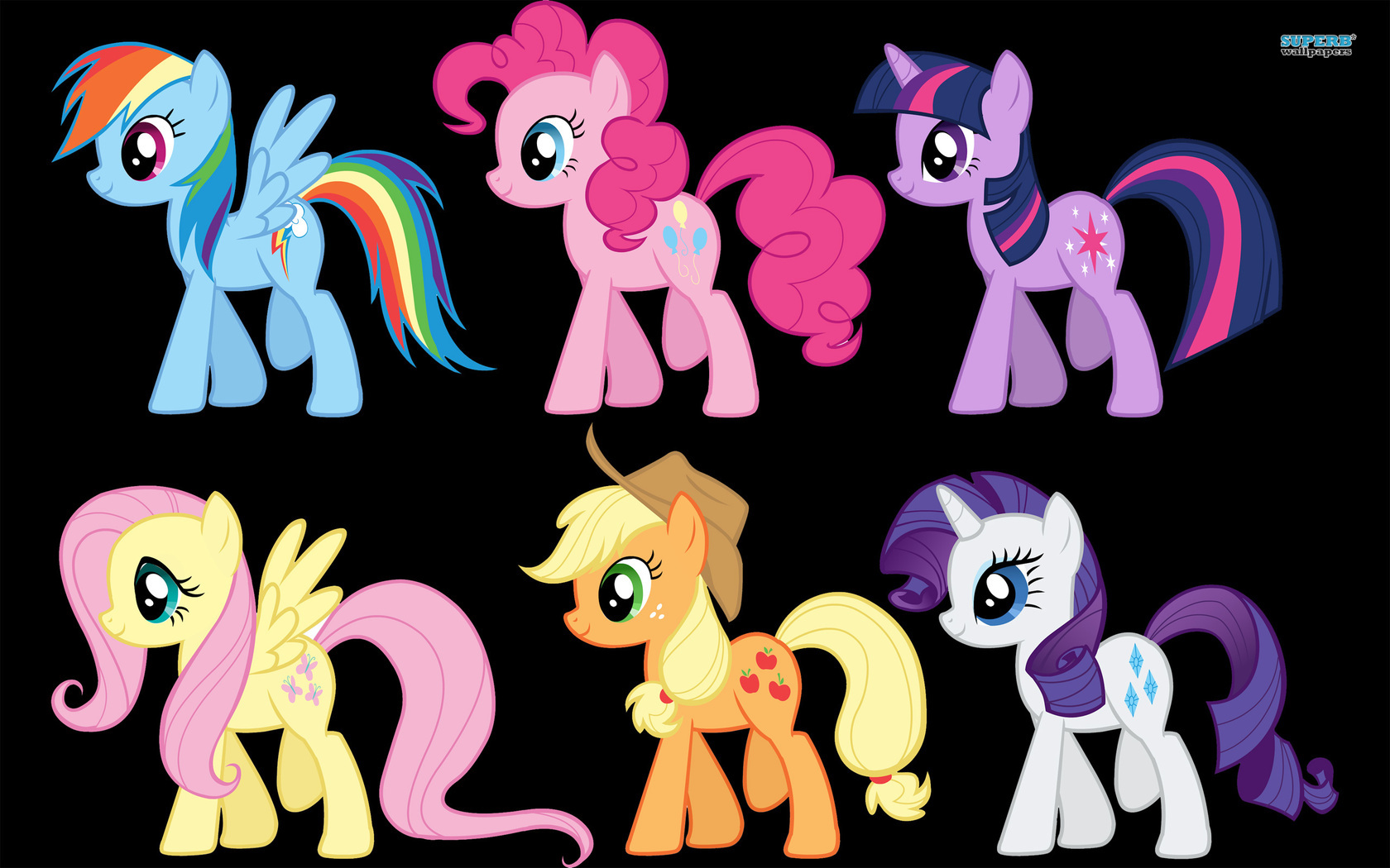 My Little Ponies - 1680x1050 Wallpaper - teahub.io