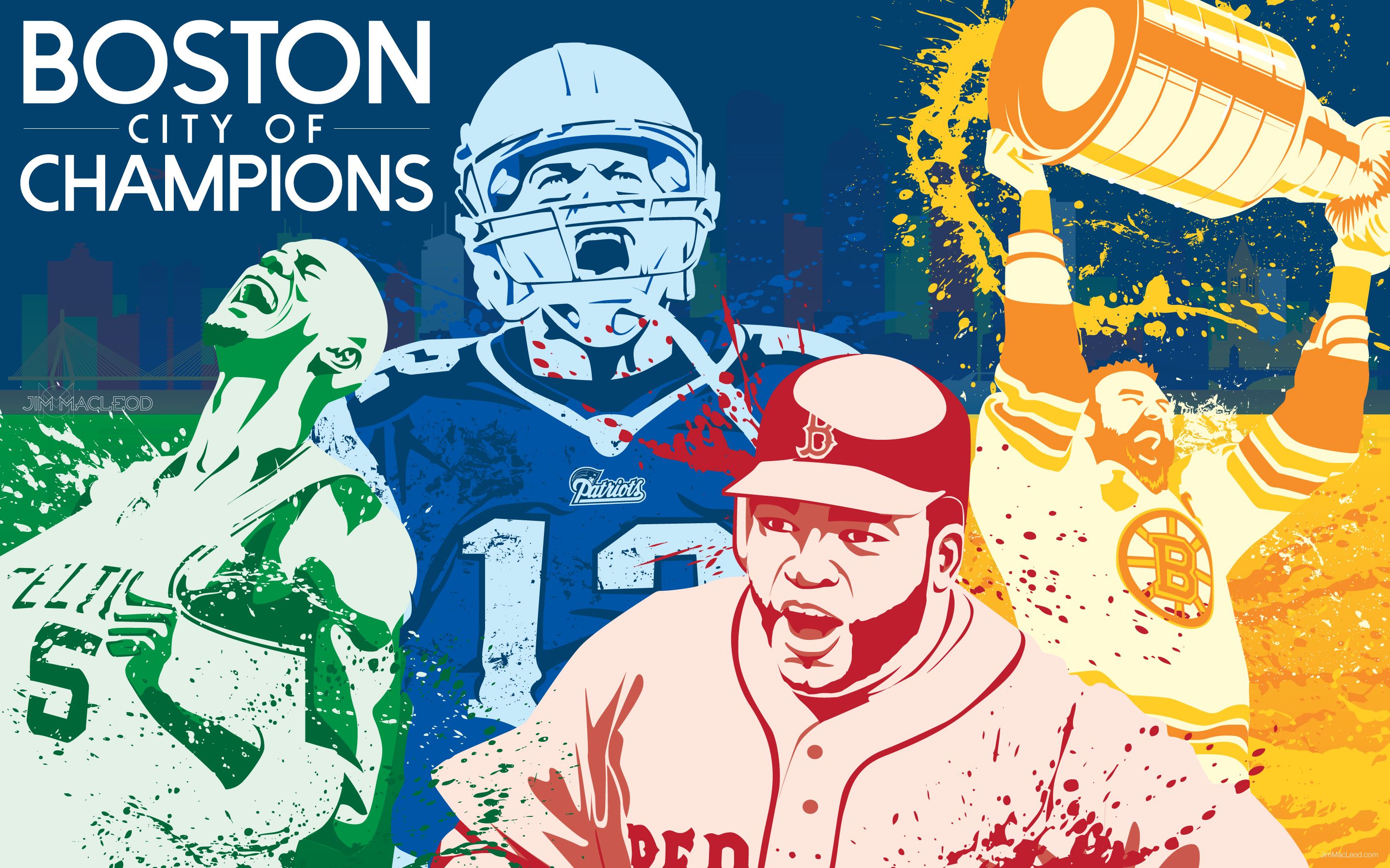 100% Quality Hd - Celtics Red Sox Patriots Bruins - 2880x1800 Wallpaper ...