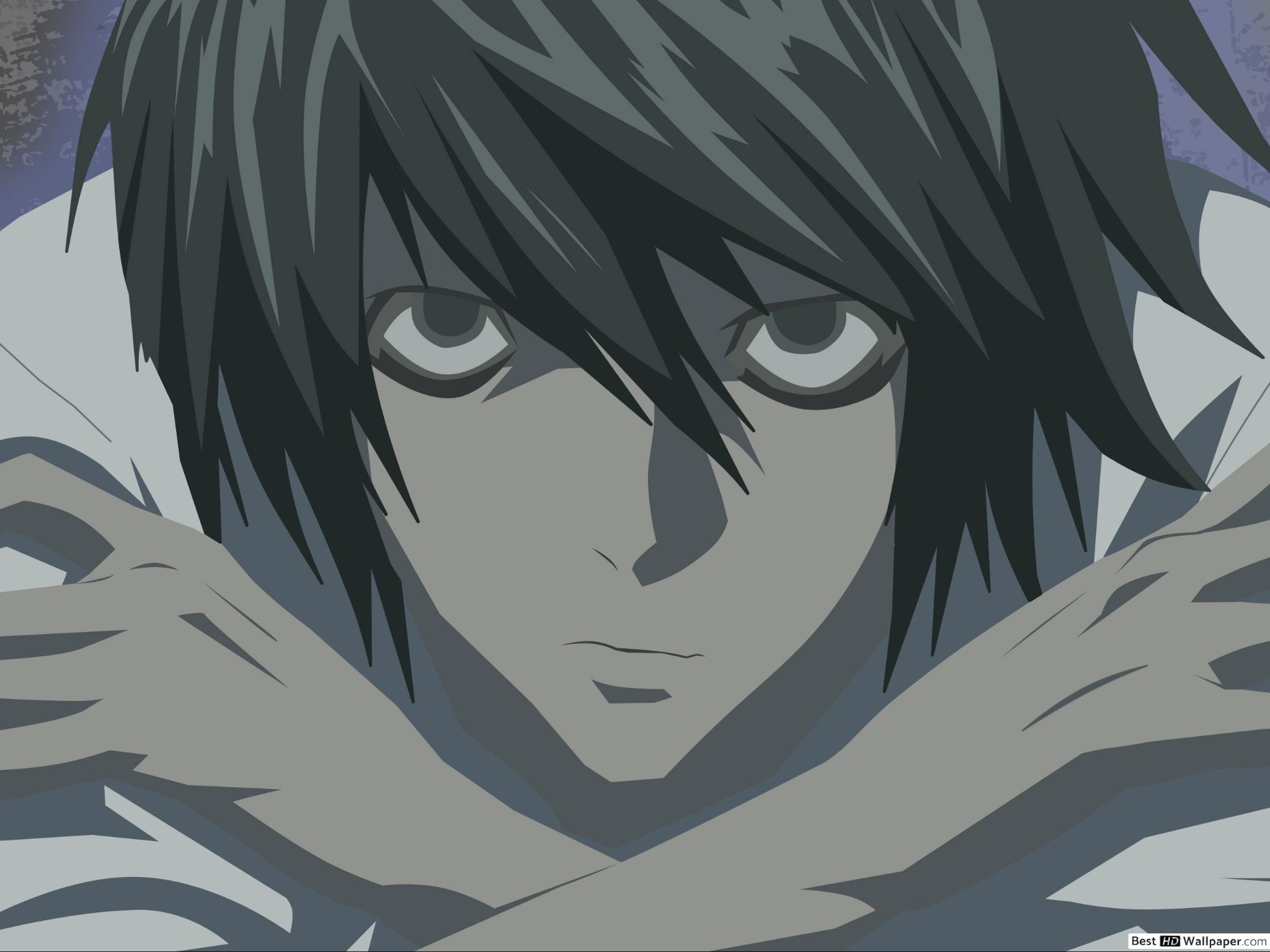L Death Note Face - 2048x1536 Wallpaper - teahub.io