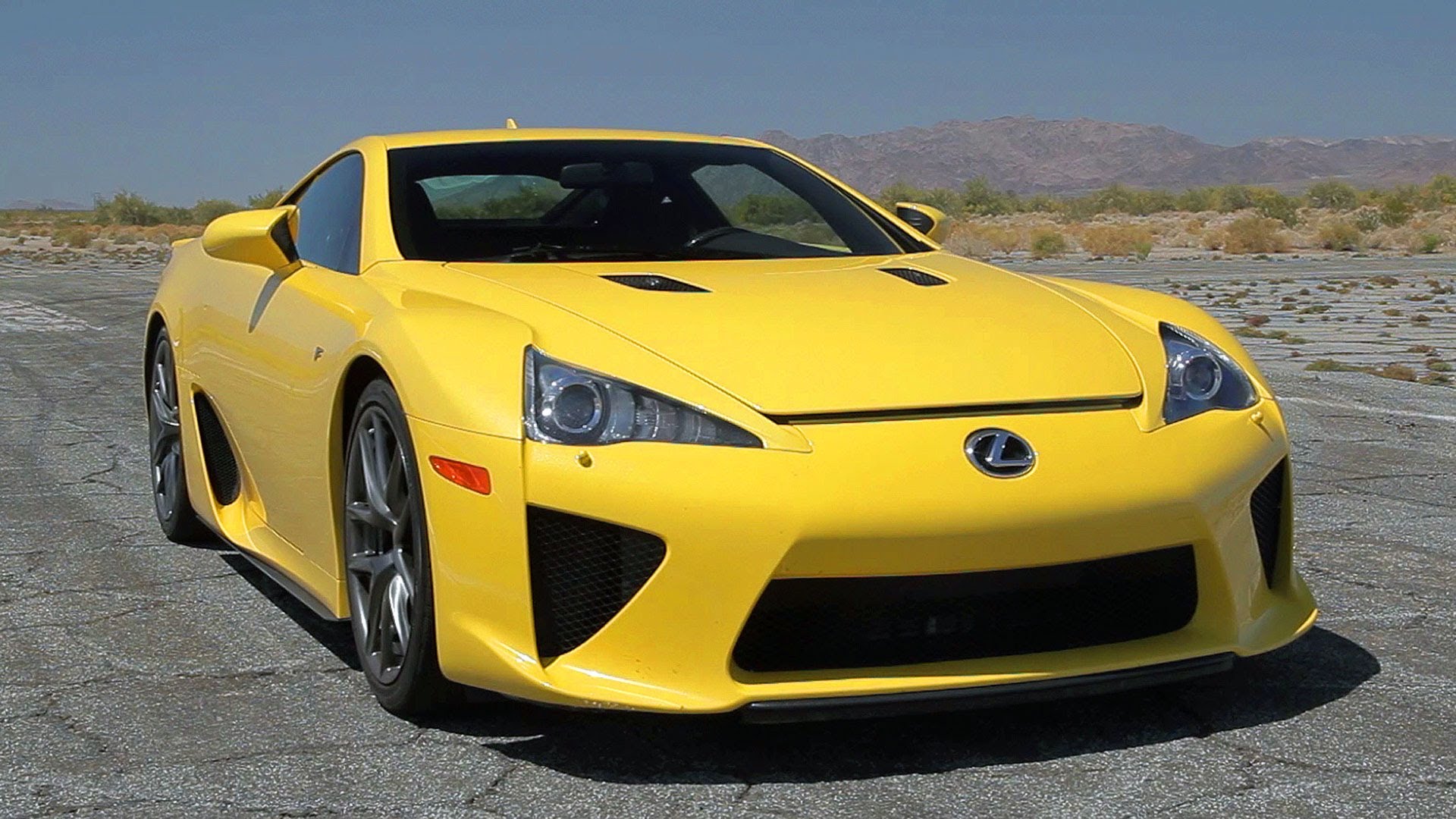 Yellow Lexus Lfa Wallpaper