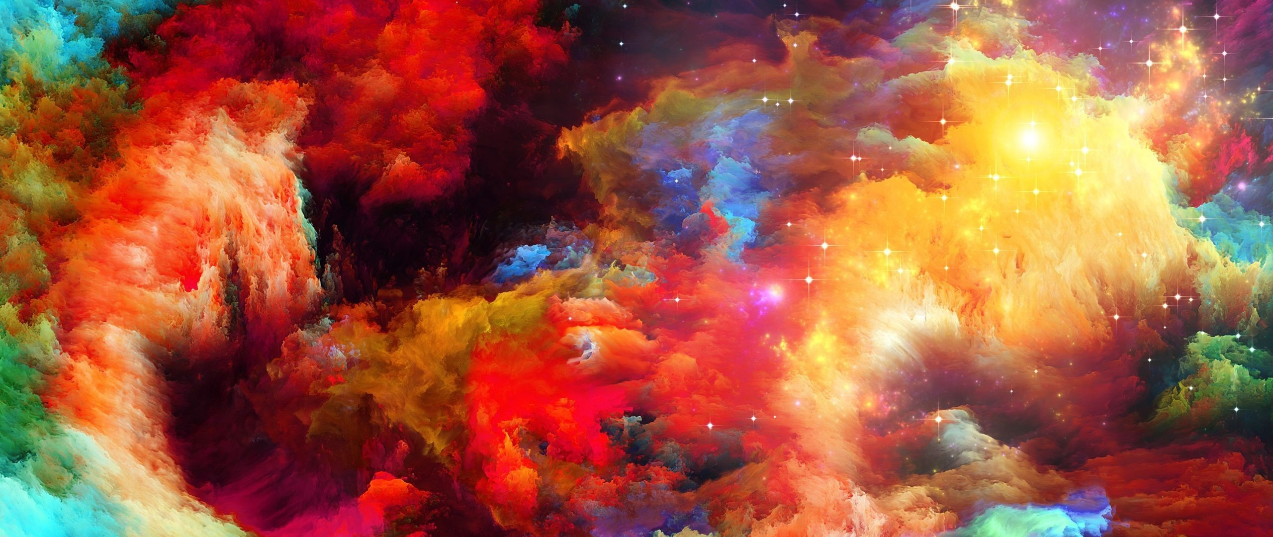 Abstract, Rainbow, Color, Explosion, Wallpaper - Colorful Space ...