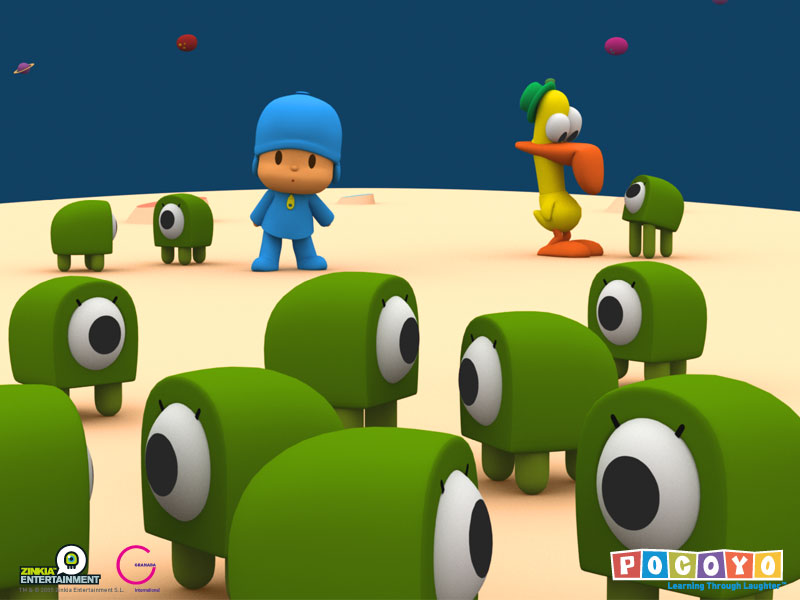 Blue Pocoyo Yellow Pocoyo Green Pocoyo - 800x600 Wallpaper - teahub.io