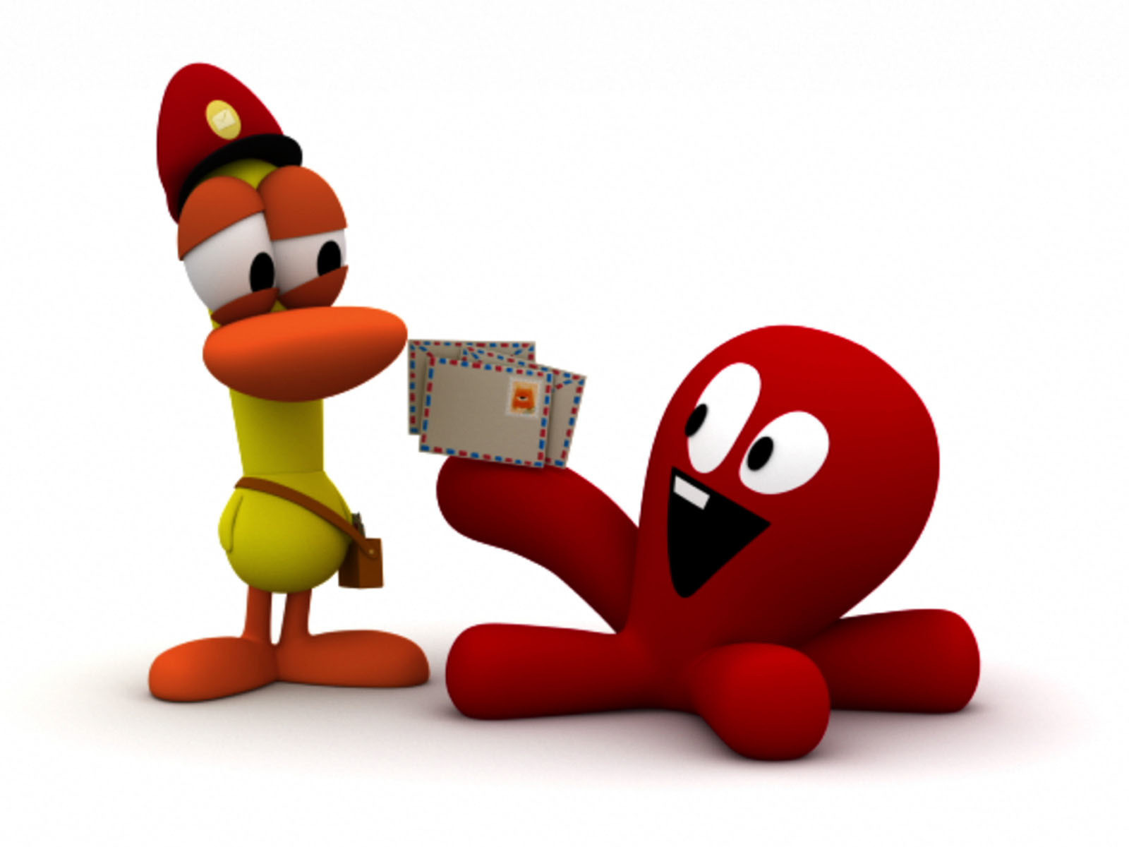 Pocoyo Fred Loula Pato Elly - 1600x1200 Wallpaper - teahub.io