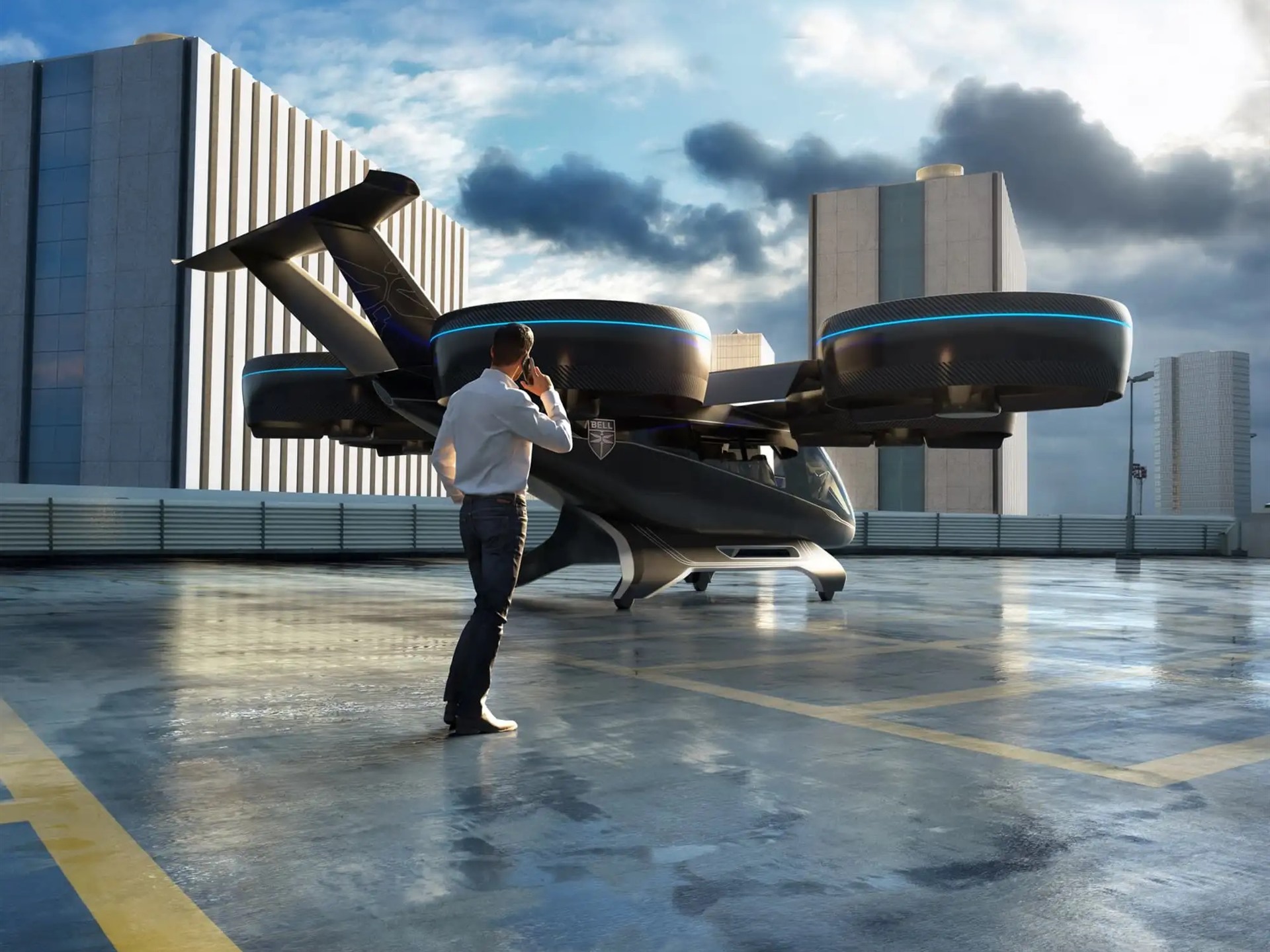 Wallpaper Future Car, Bell Nexus Flying Car - Ces 2019 Flying Car ...