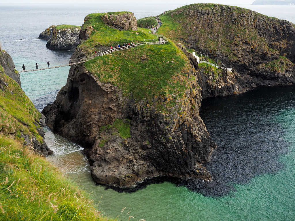 Carrick A Rede Rope Bridge In Northern Ireland - Carrick Island ...