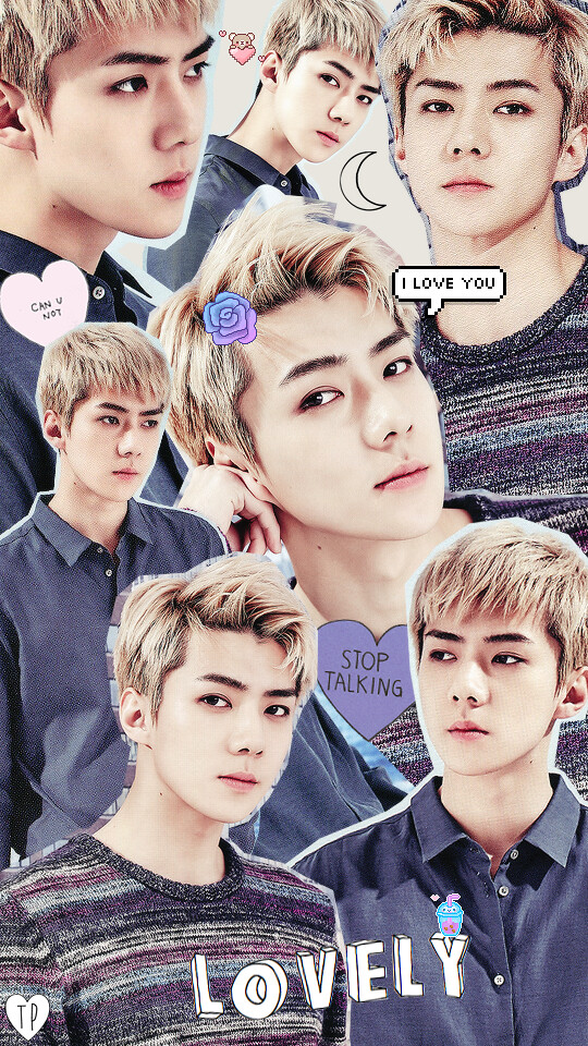 Sehun Photo Collage 2018 - 540x960 Wallpaper - teahub.io