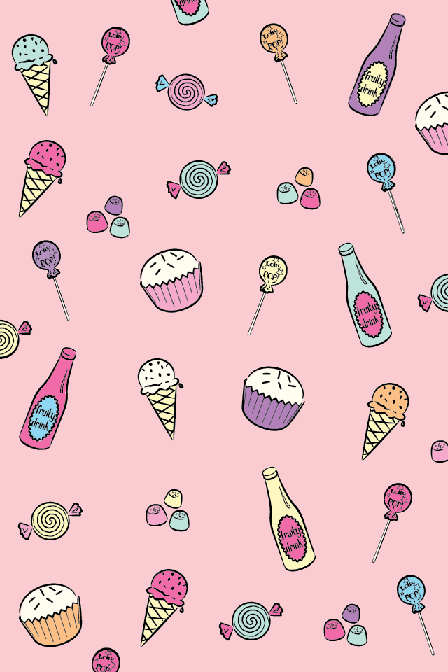 Wallpaper, Candy, And Background Image - Candy Pattern - 640x960 ...