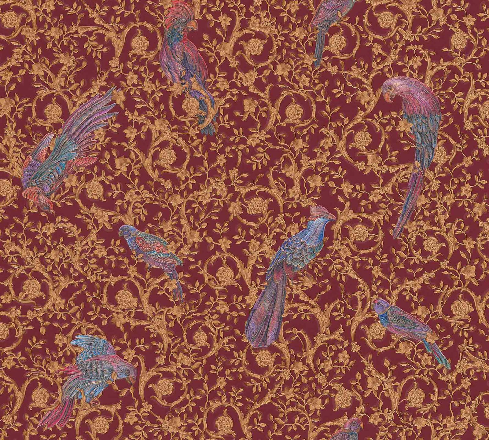 Damask Wallpaper Red - 1000x1000 Wallpaper - teahub.io