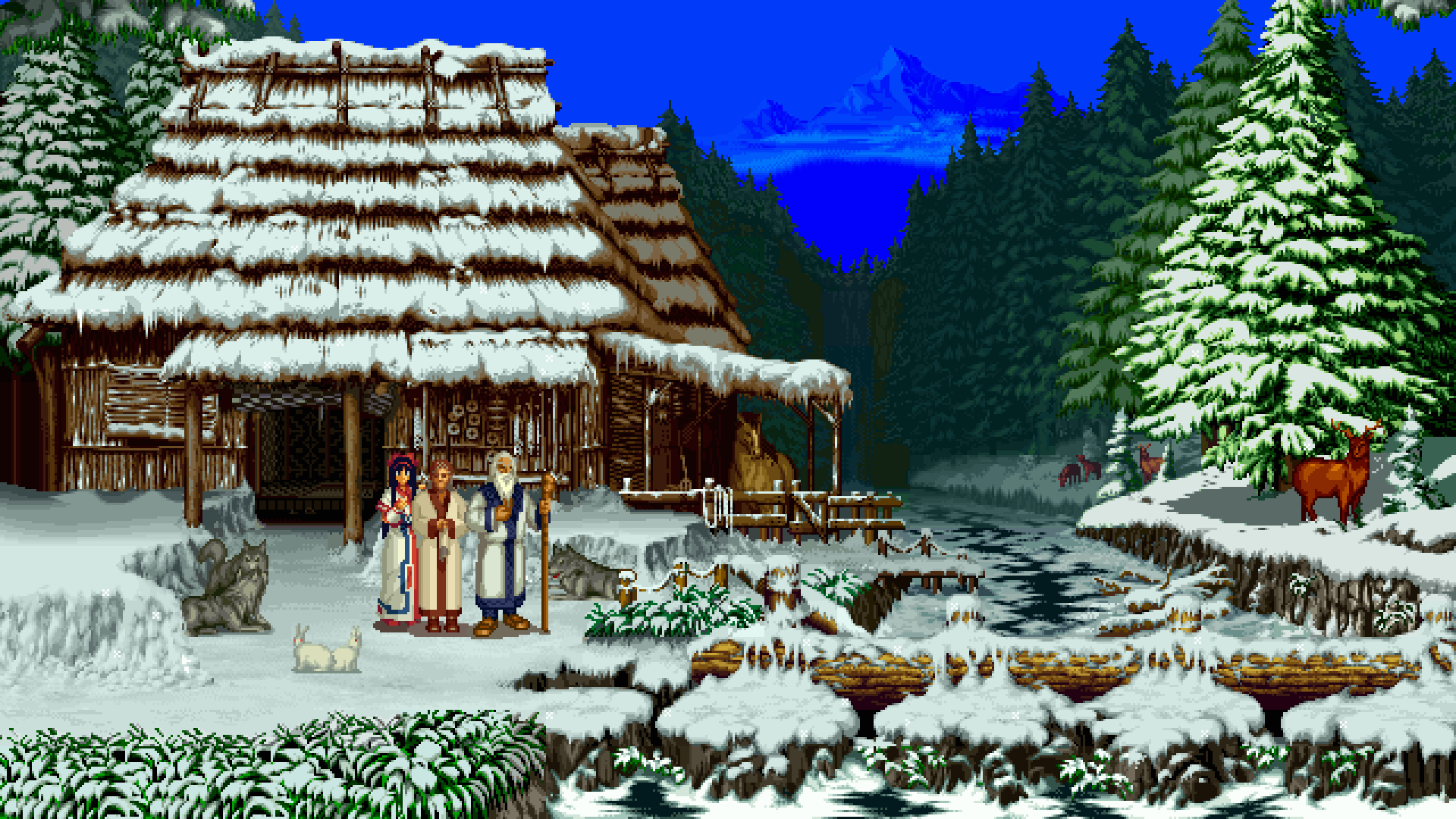 8 Bit Background Winter - 1920x1080 Wallpaper - teahub.io