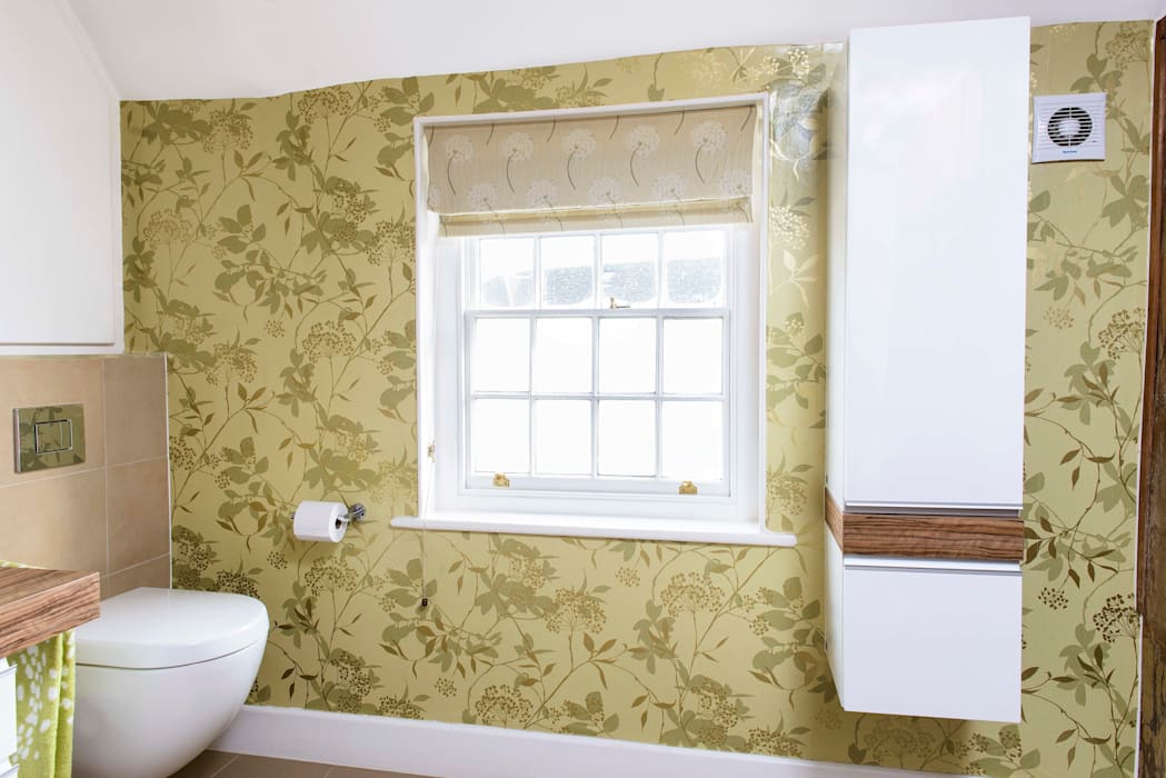 Download Wallpaper Feature Wall Classic Style Bathroom By Workshop ...