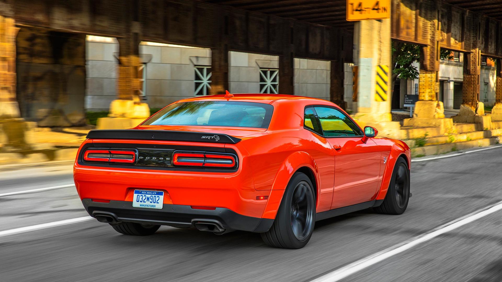 2018 Dodge Challenger Srt Hellcat Widebody Rear Three-quarter - Self ...