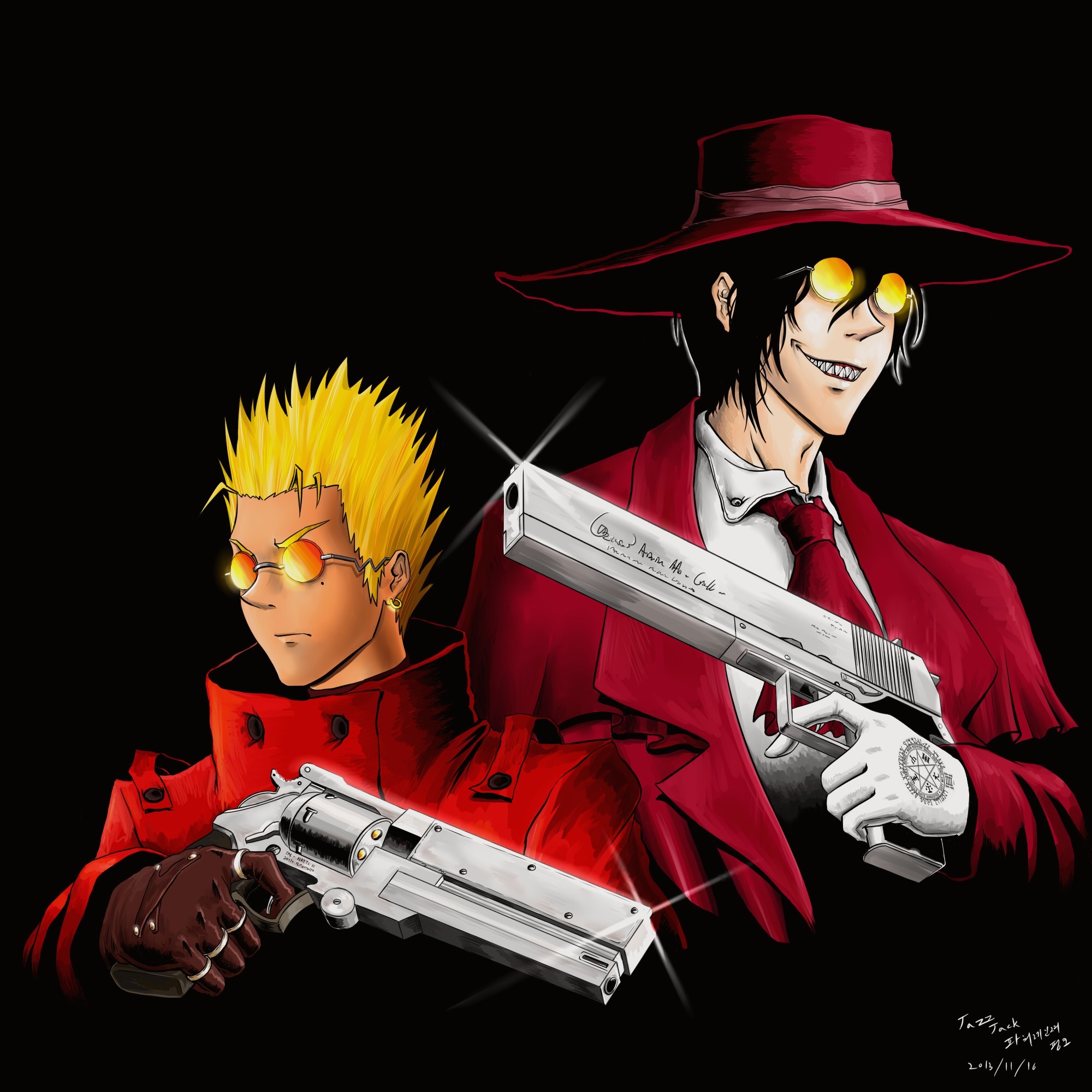 Trigun Wallpaper Hd - Devil May Cry Hellsing - 2000x2000 Wallpaper ...