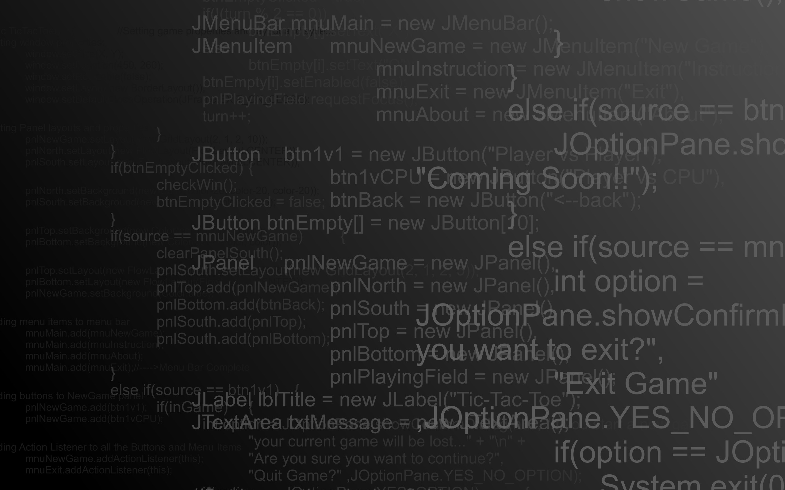 Java Code Dark - 2560x1600 Wallpaper - teahub.io