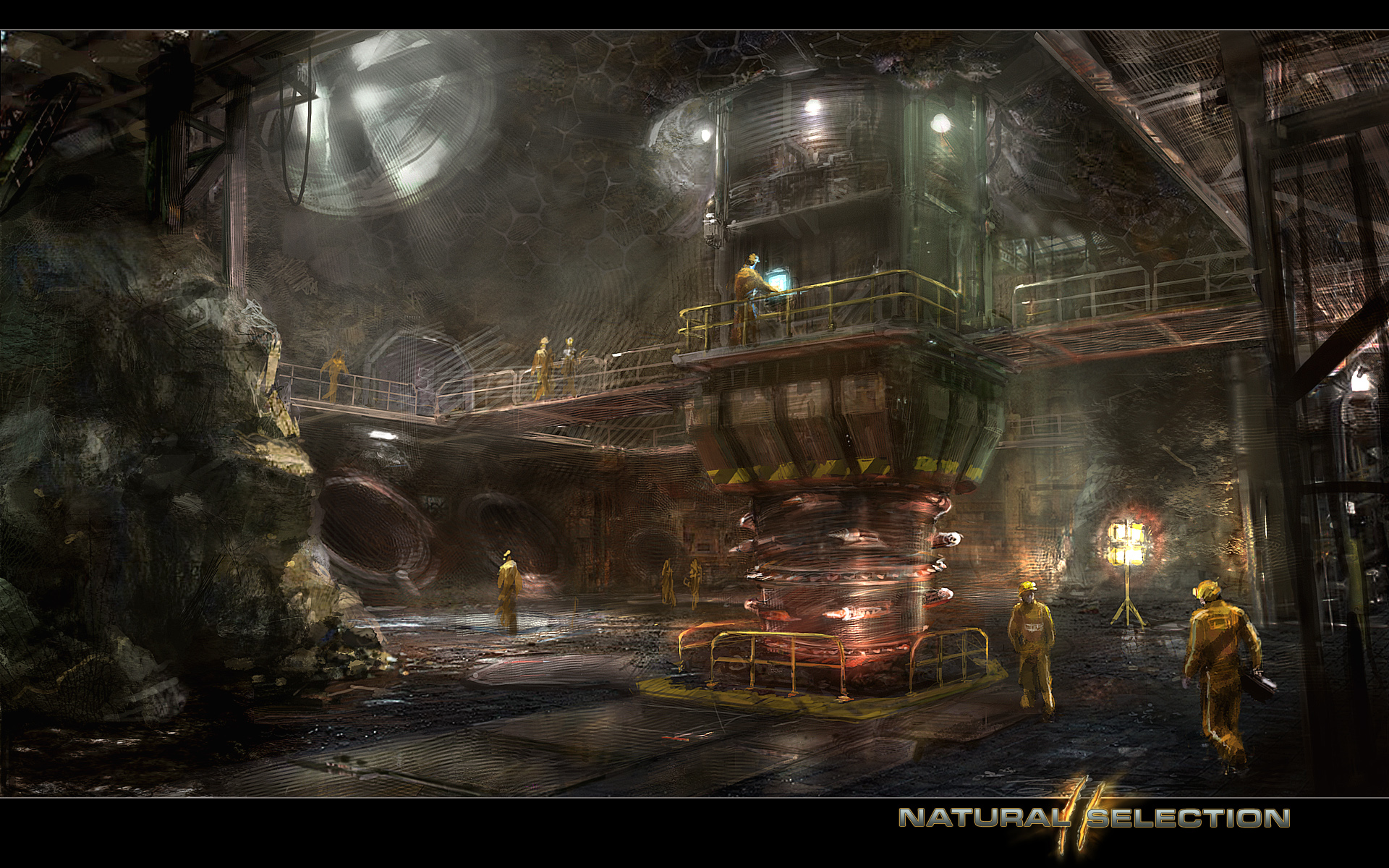 Sci Fi Mine Shaft - 1920x1200 Wallpaper - teahub.io