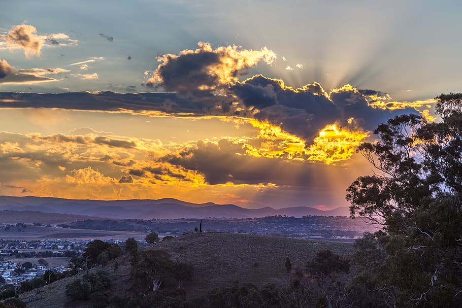 Australia, Canberra, Sunset, Sunrise, Sky, Scenics - Sunset - 910x607 ...