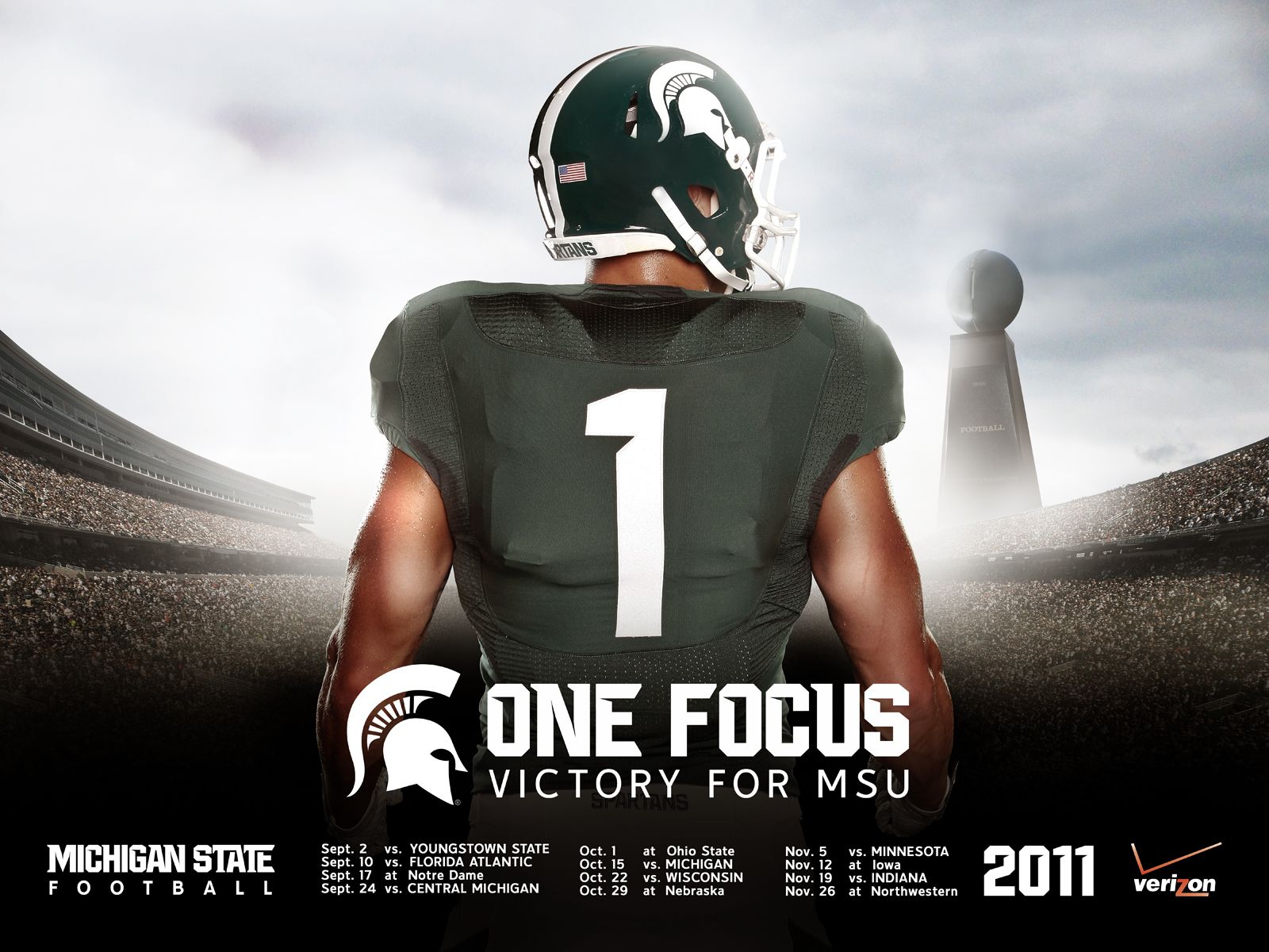 Michigan State Football Hd Pic - Michigan State Football Number 1 ...