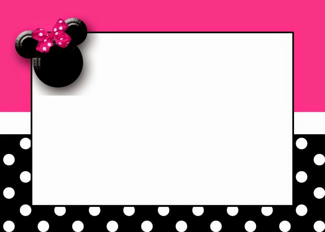 Free Printable Birthday Cards Hd Image - Minnie Mouse Border Design ...